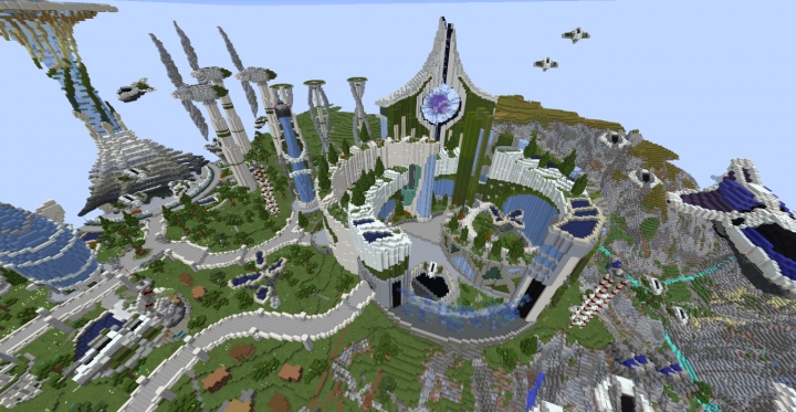 Virfirae - A green utopia Minecraft Map