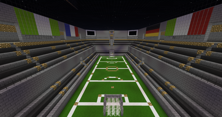 Sports Stadium with Moderna Texture Pack Minecraft Map