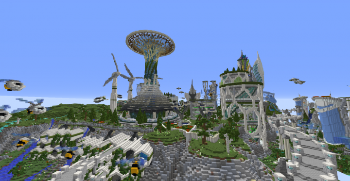 Virfirae - A green utopia Minecraft Map