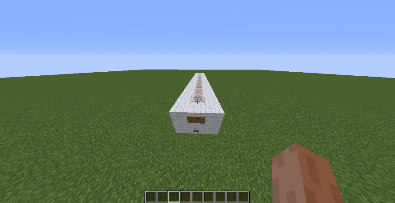 Wool House with command blocks Minecraft Map