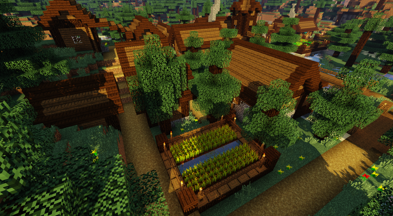 Spruce Village Transformation Minecraft Map