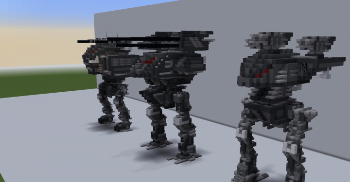 Pack of 3 Mechs Minecraft Map