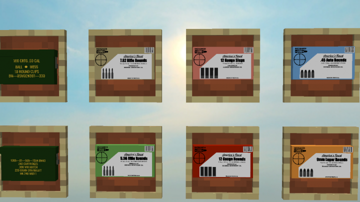 3D Ammo Boxes [Download] Minecraft Texture Pack