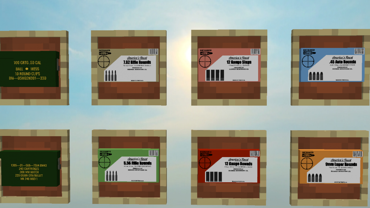 3D Ammo Boxes [Download] Minecraft Texture Pack