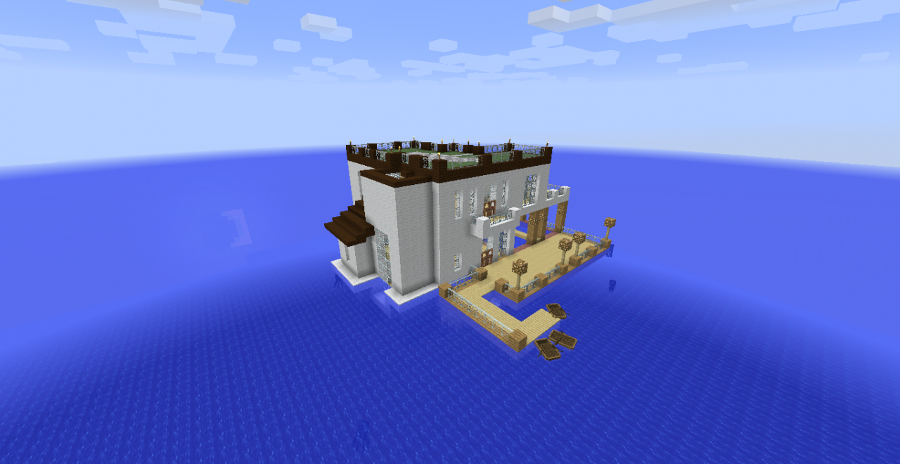 Modern Houseboat Minecraft Map