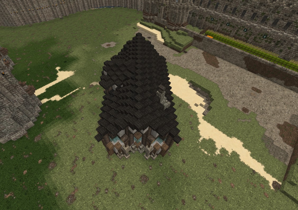45 degree Medieval house Minecraft Map