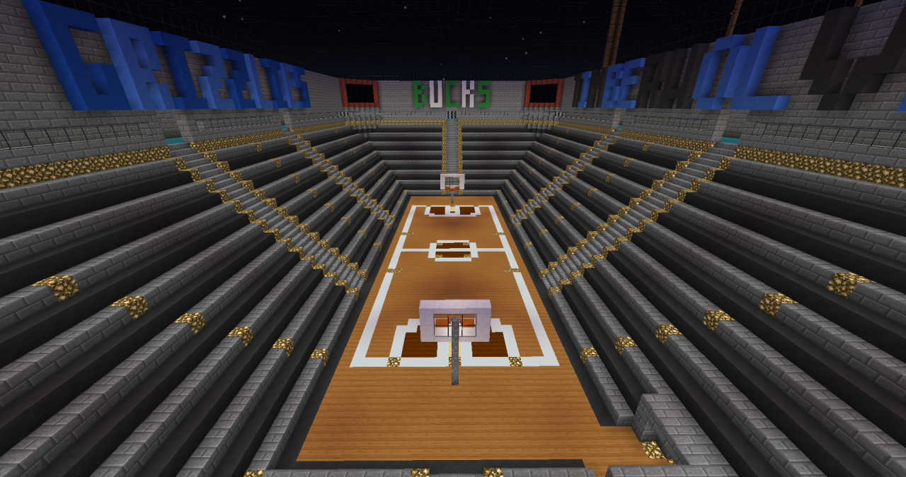 Sports Stadium with Moderna Texture Pack Minecraft Map