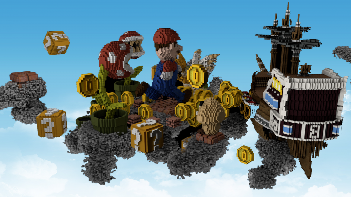 Mario Competitive Parkour Minecraft Map