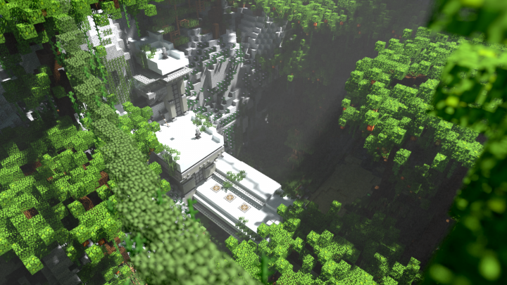 Three Sci-Fi Outposts Minecraft Map