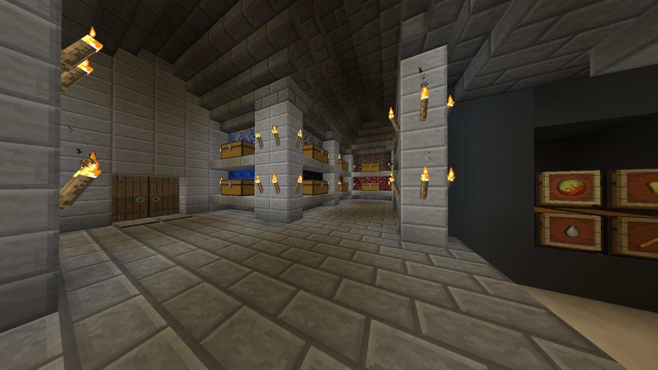 Mining Storage Minecraft Map