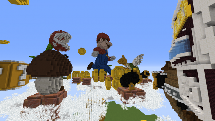 Mario Competitive Parkour Minecraft Map