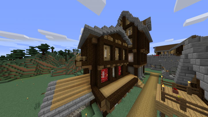 Cartographic Workshop, Confectionery and Kennel Minecraft Map