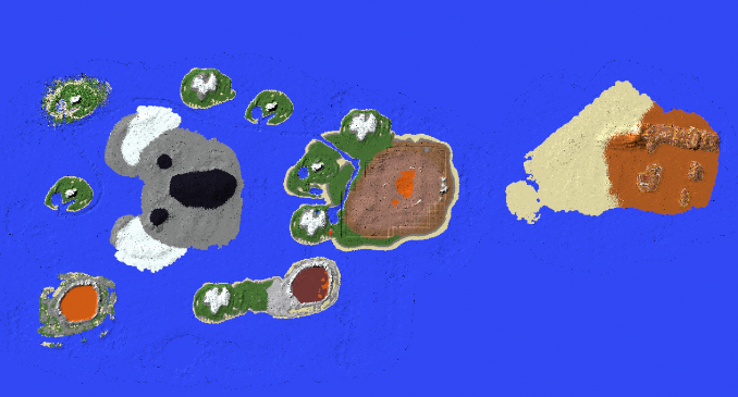 Koala Island Archipelago Minecraft Map
