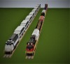 two trains Minecraft Map