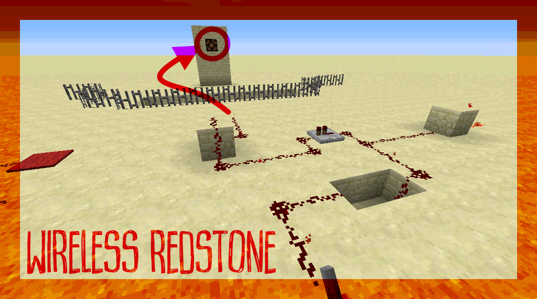 Wireless redstone for Minecraft 1.12 Minecraft Map
