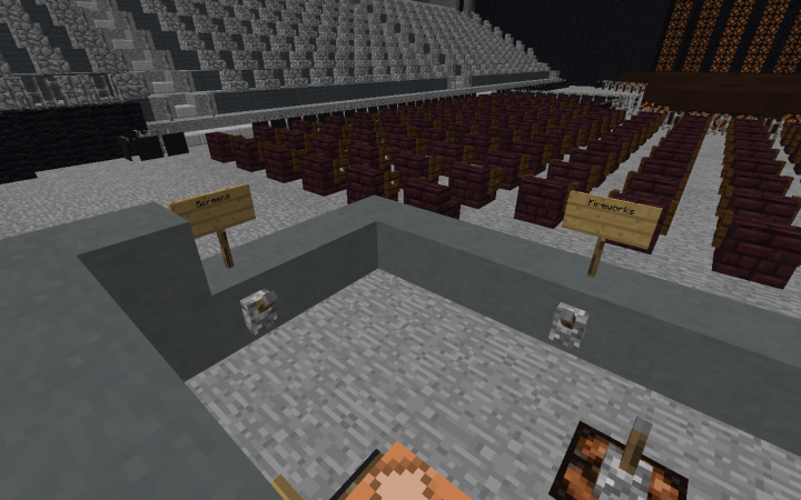 Yet Another Concert Arena (Redstone Working) Minecraft Map