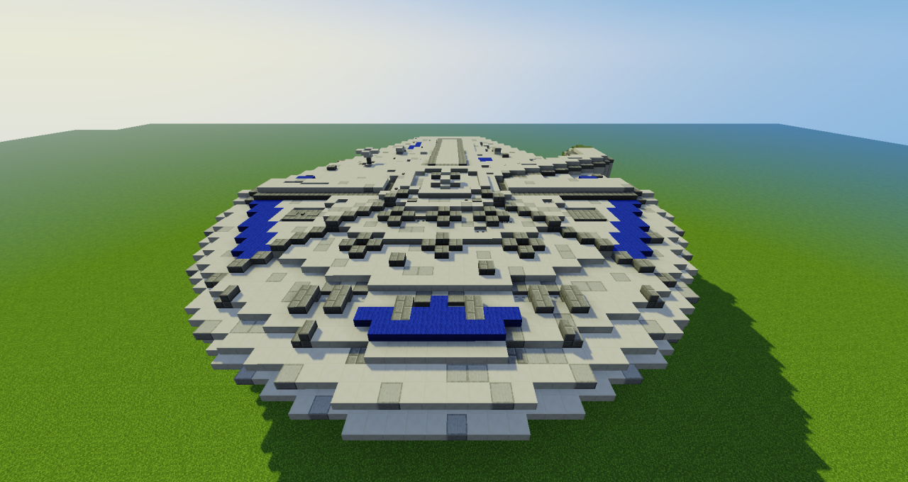 Millennium falcon from solo star wars movie Minecraft Map