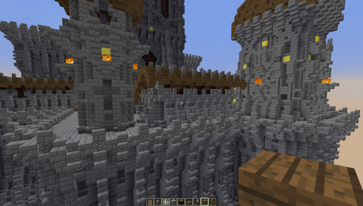 Huge Castle/Fort (updated schematic) Minecraft Map