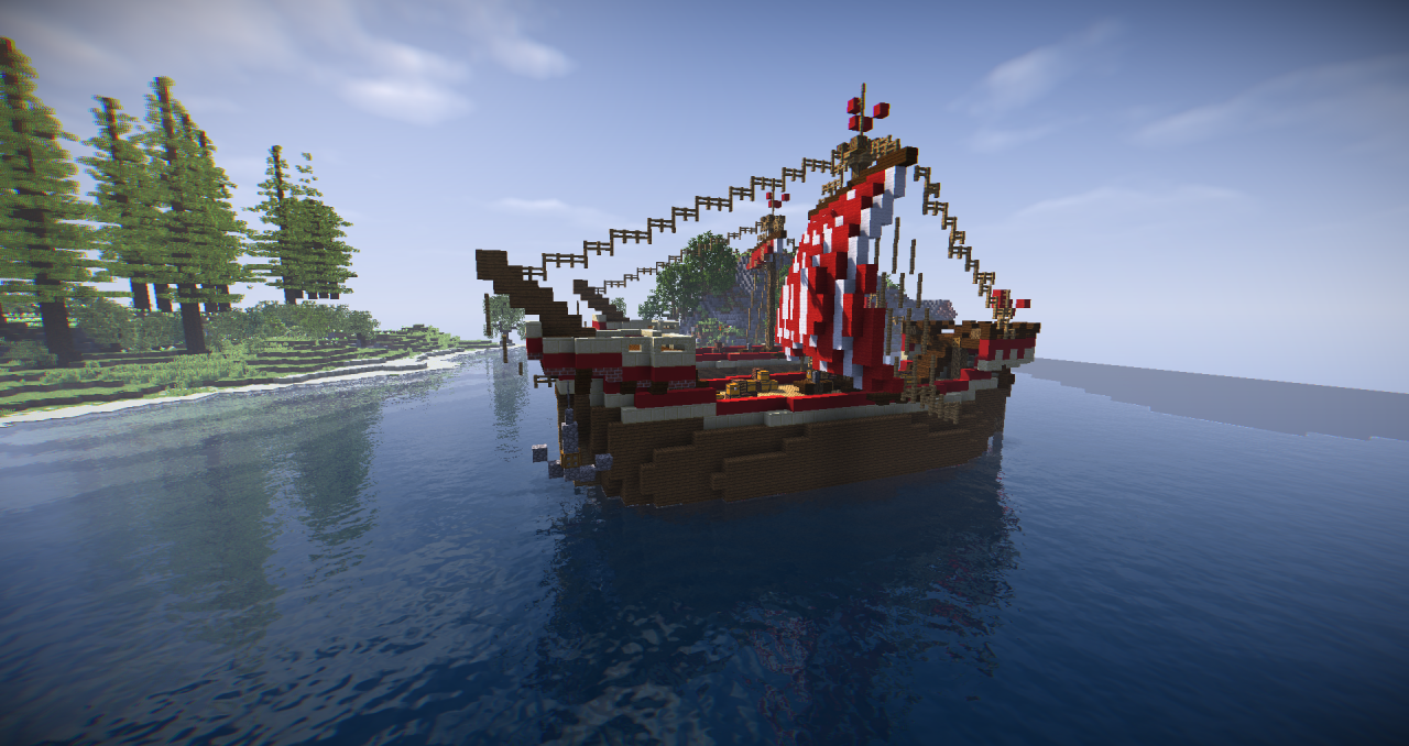Medieval Cog Ship Minecraft Map