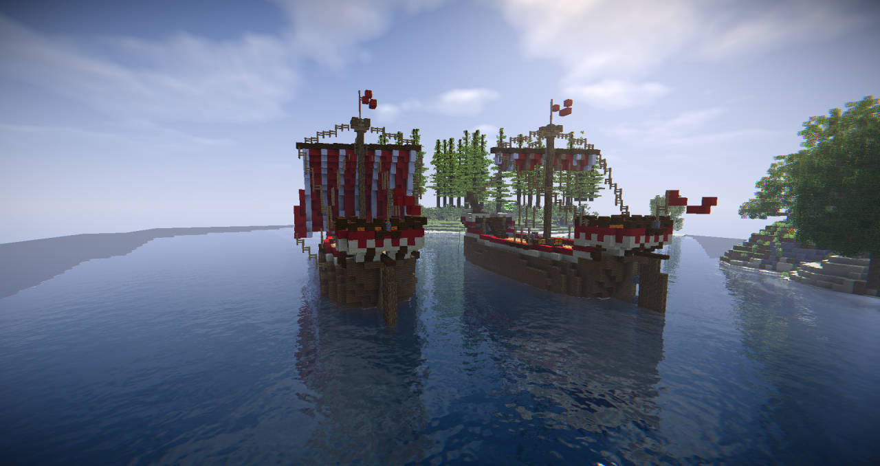 Medieval Cog Ship Minecraft Map