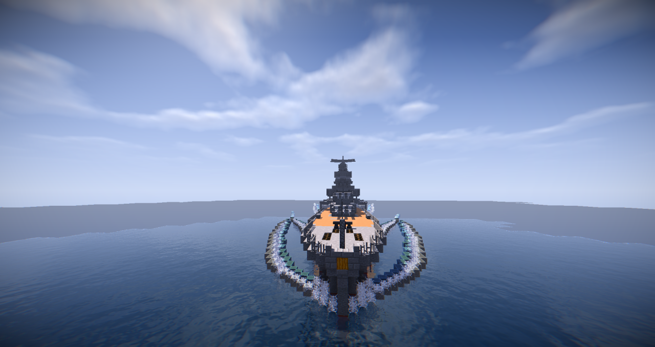 IJN Light cruiser "Ōyodo" Minecraft Map