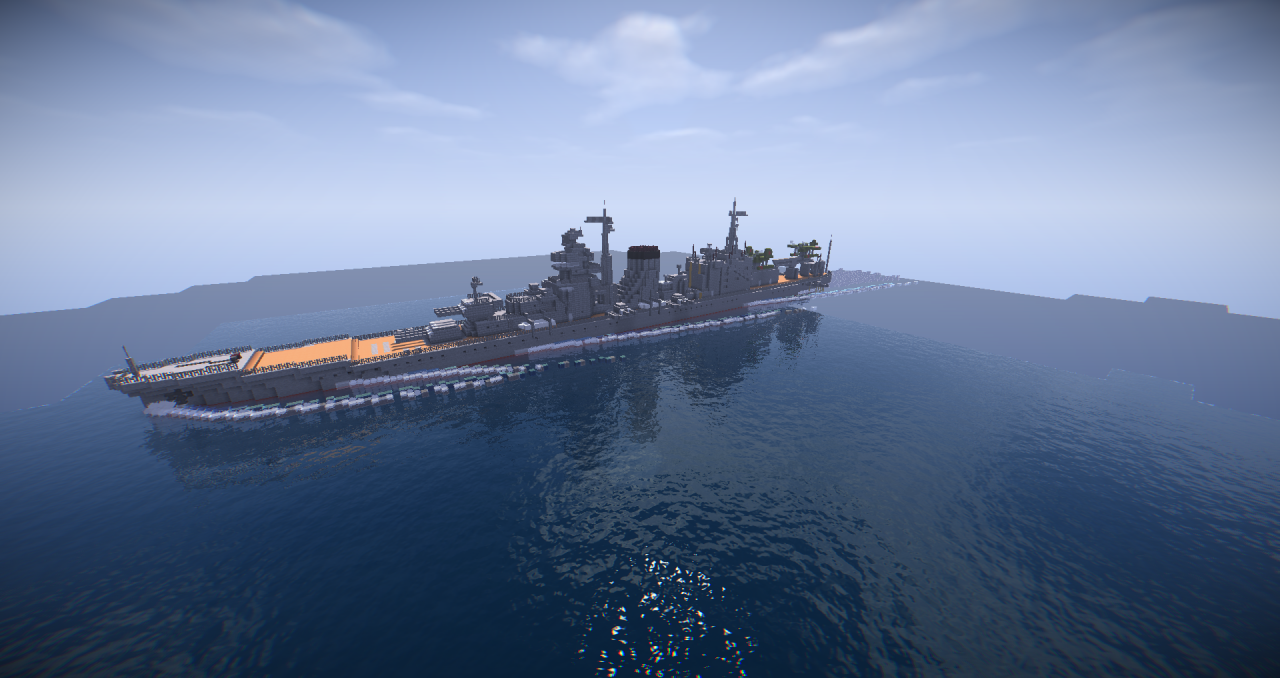 IJN Light cruiser "Ōyodo" Minecraft Map