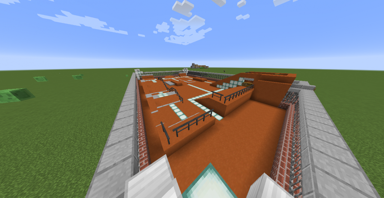 Skate Park (with mod MrCrayfish's Skateboarding 1.9.4) Minecraft Map