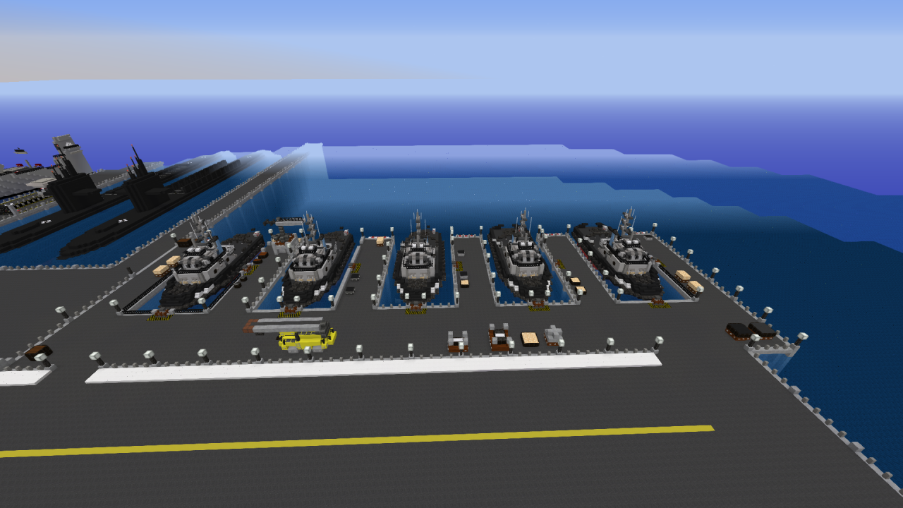 naval dock Minecraft Map