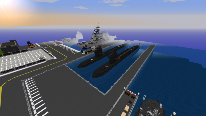 naval dock Minecraft Map