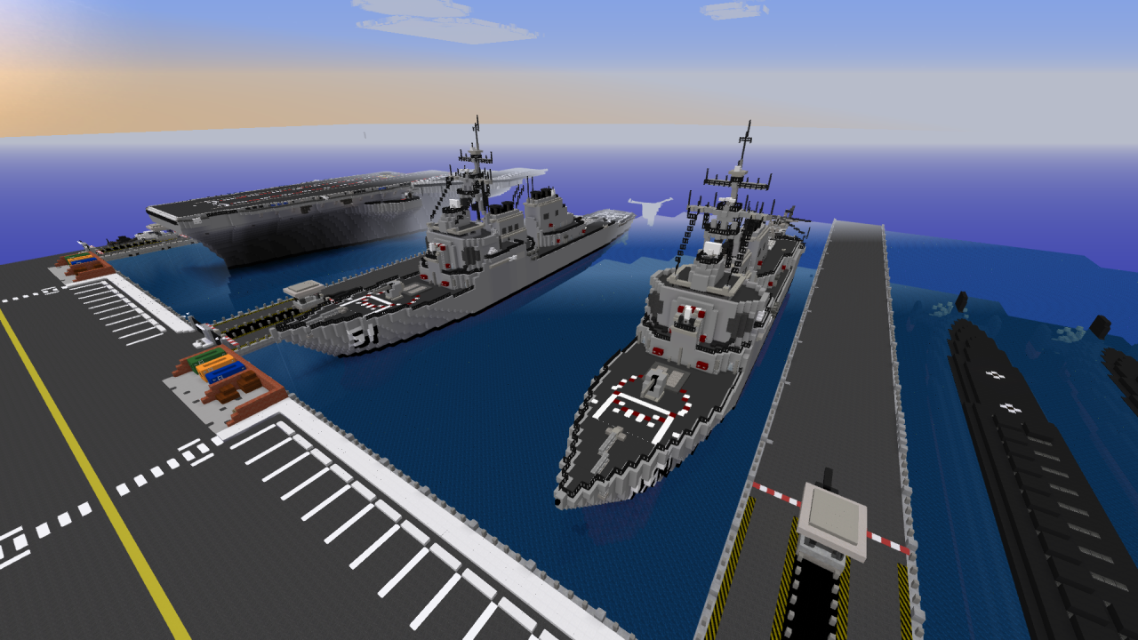naval dock Minecraft Map