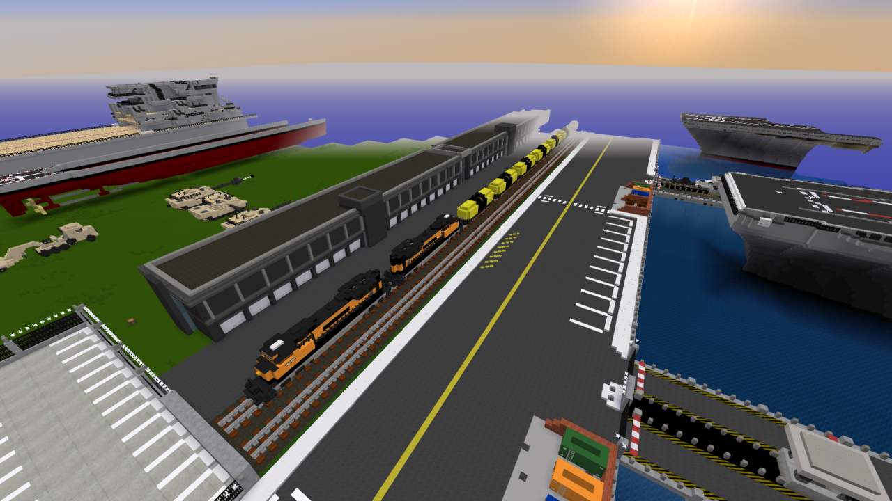 naval dock Minecraft Map