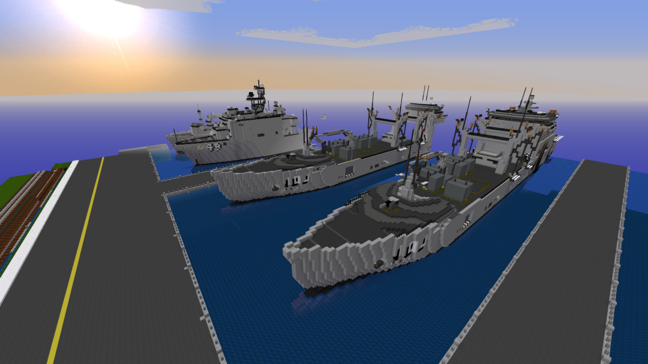 naval dock Minecraft Map