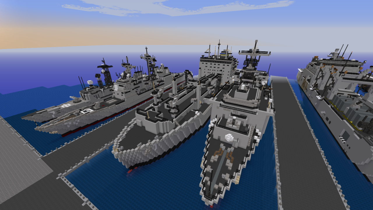 naval dock Minecraft Map