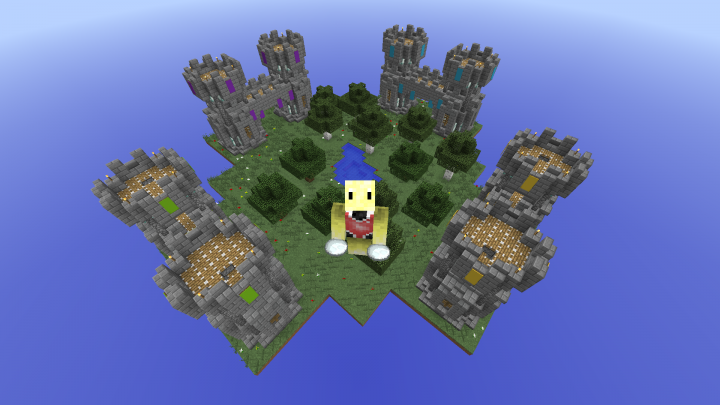 Vanilla Minecraft Paintball Minecraft Map