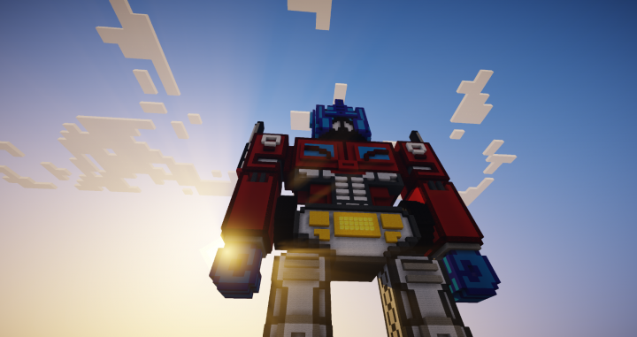 Optimus Prime Transformed Minecraft Map