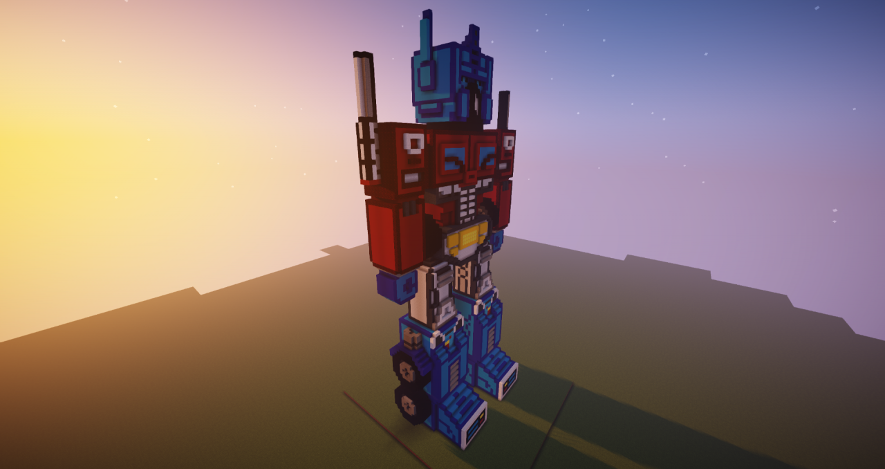 Optimus Prime Transformed Minecraft Map