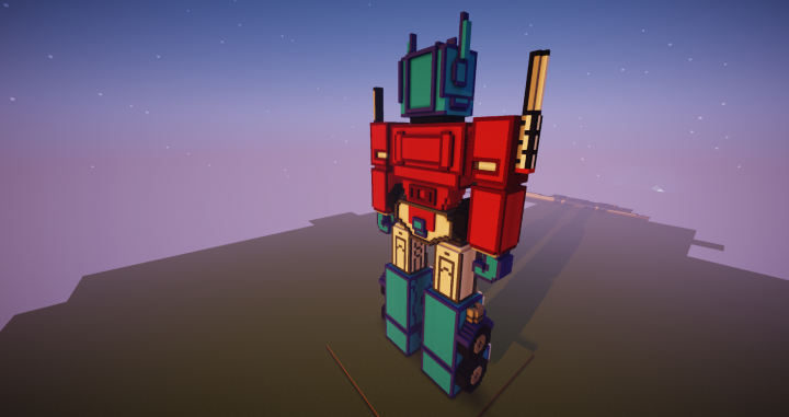 Optimus Prime Transformed Minecraft Map