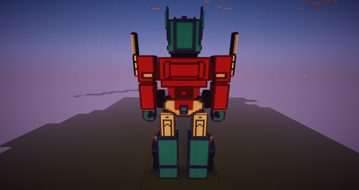 Optimus Prime Transformed Minecraft Map