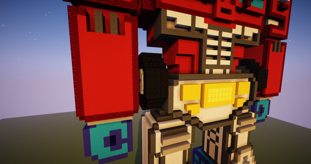 Optimus Prime Transformed Minecraft Map