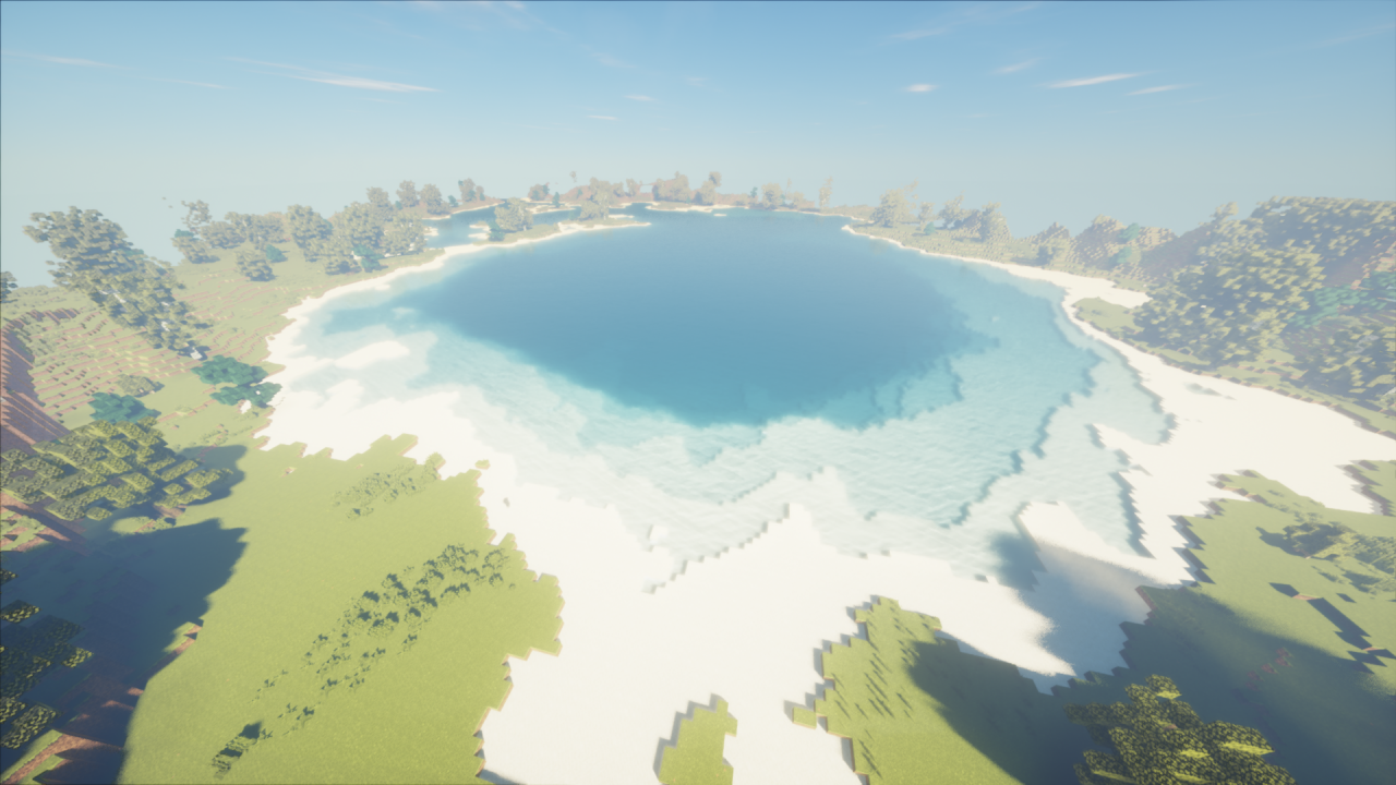 Mountain with Lake&River Minecraft Map