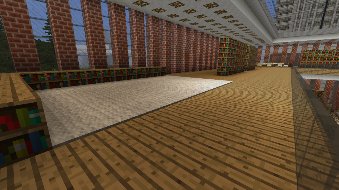 Classical Modern Library Minecraft Map