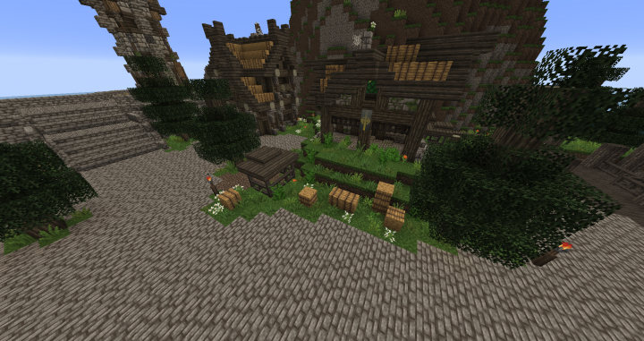 Medieval Viking town Minecraft Map