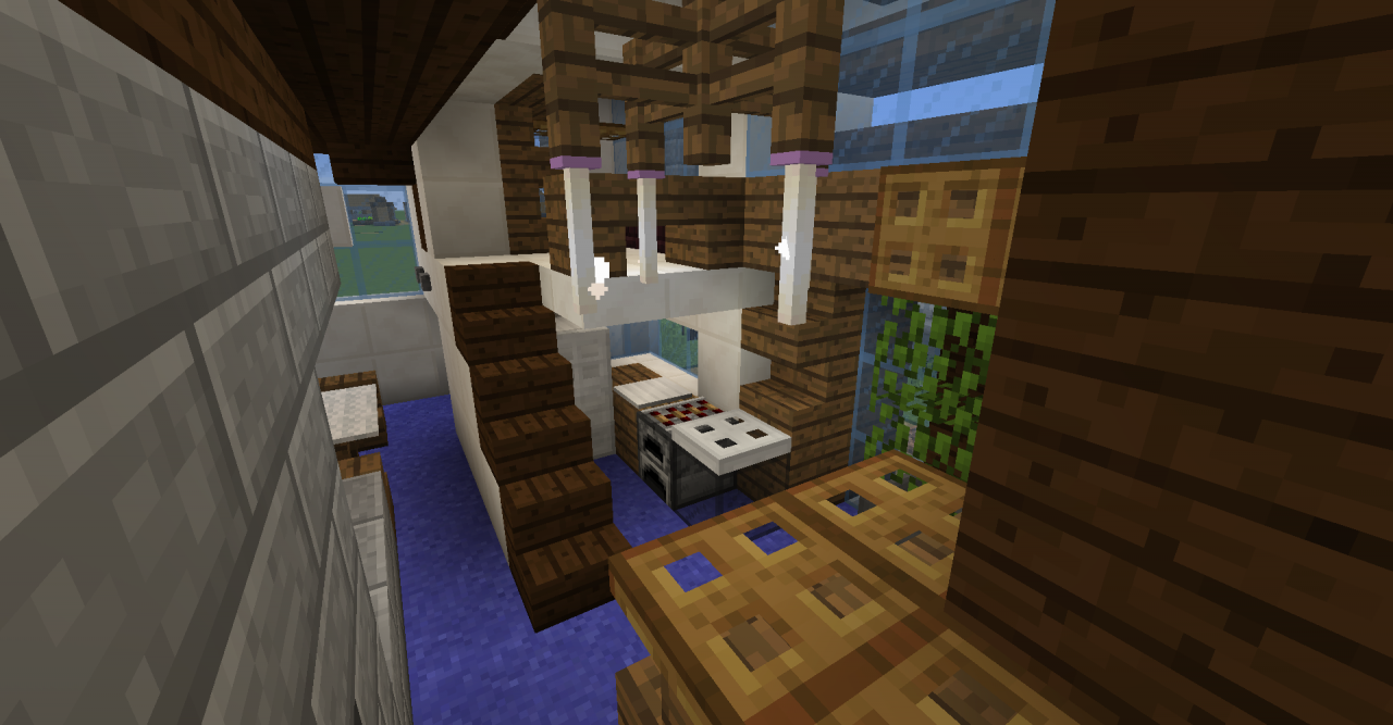 Simple(ish) modern house Minecraft Map