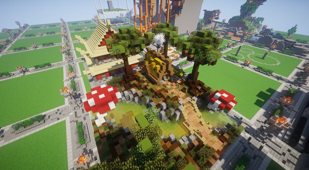 Swamp Themed Plot Minecraft Map