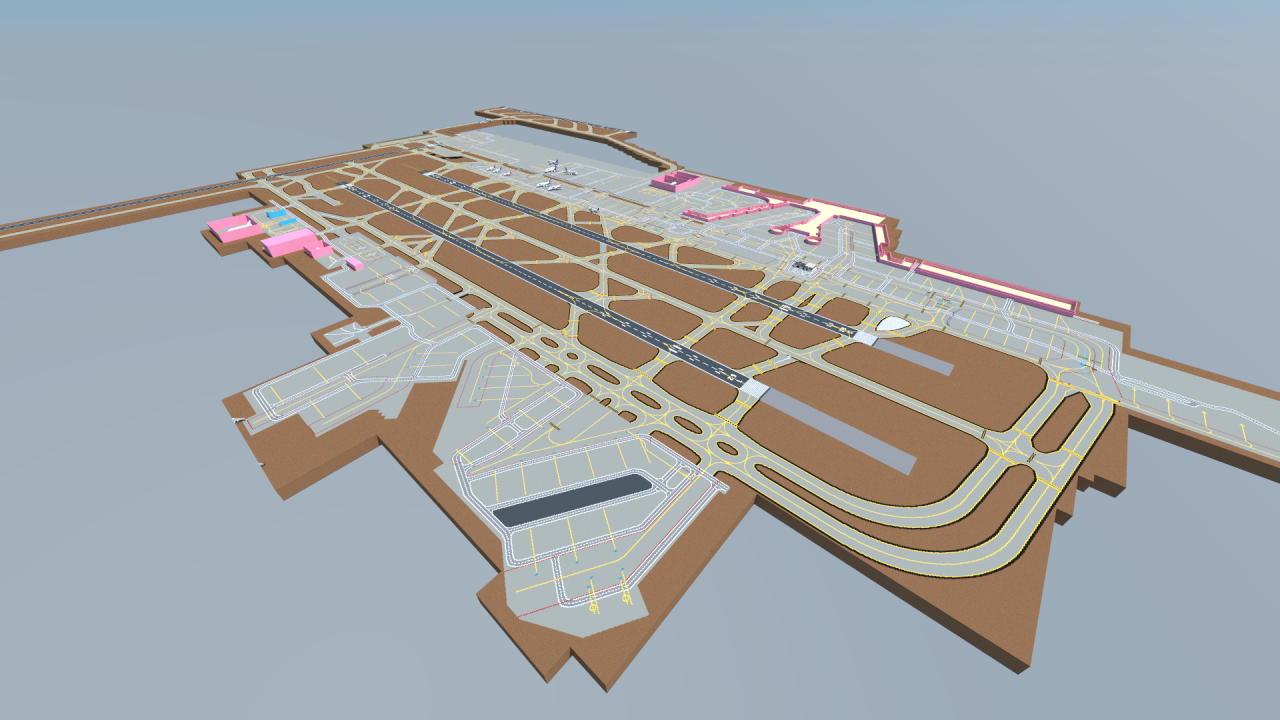 Frankfurt Airport, EDDF Minecraft Map