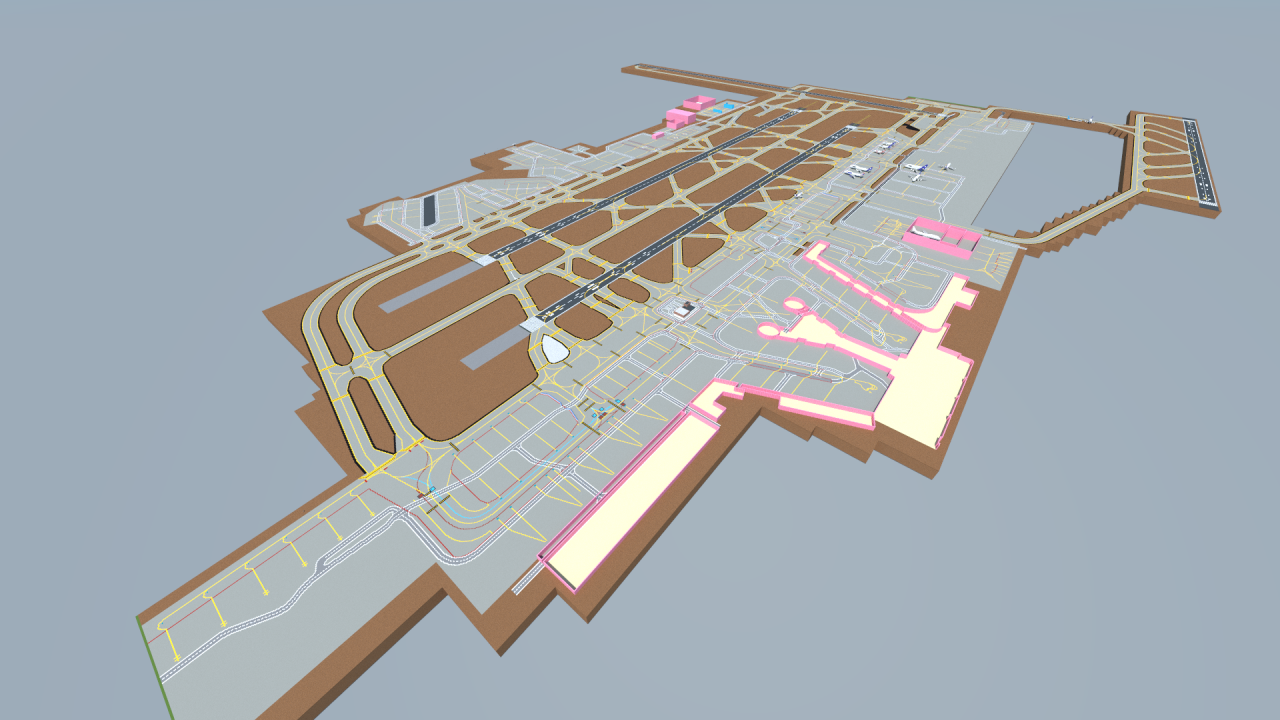 Frankfurt Airport, EDDF Minecraft Map