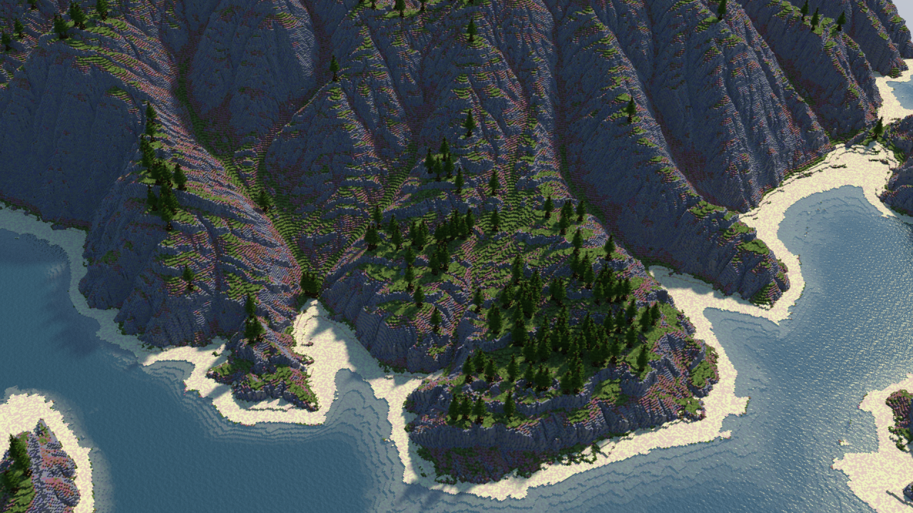 Canyon River [1k x 1k] Minecraft Map