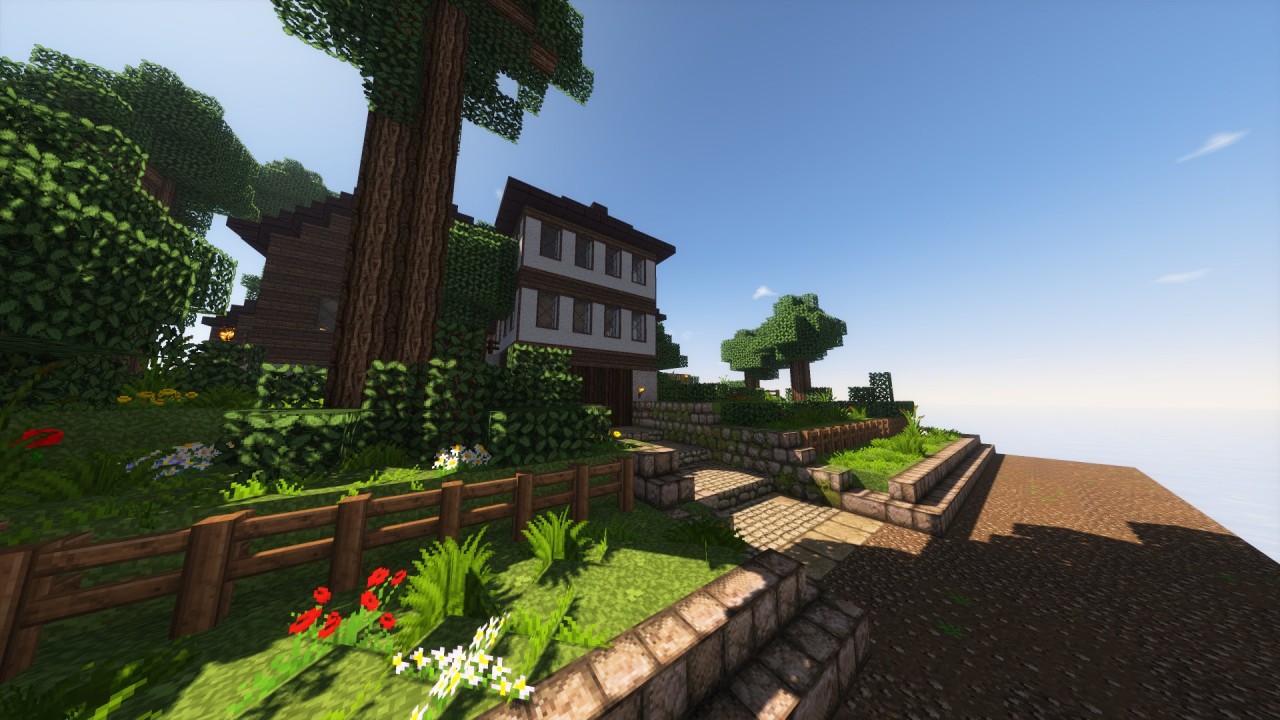 Hillside Home Minecraft Map