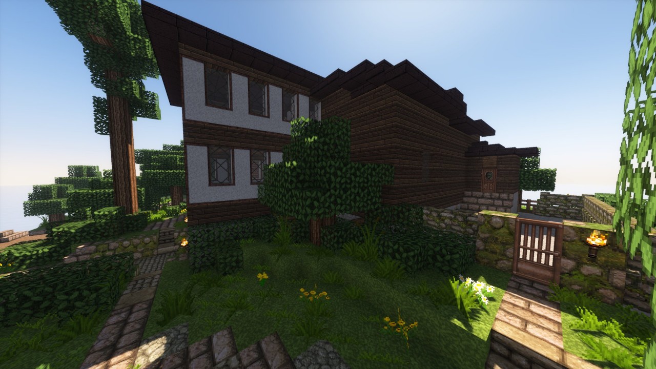 Hillside Home Minecraft Map