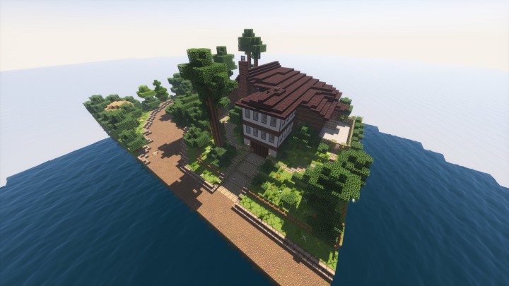 Hillside Home Minecraft Map